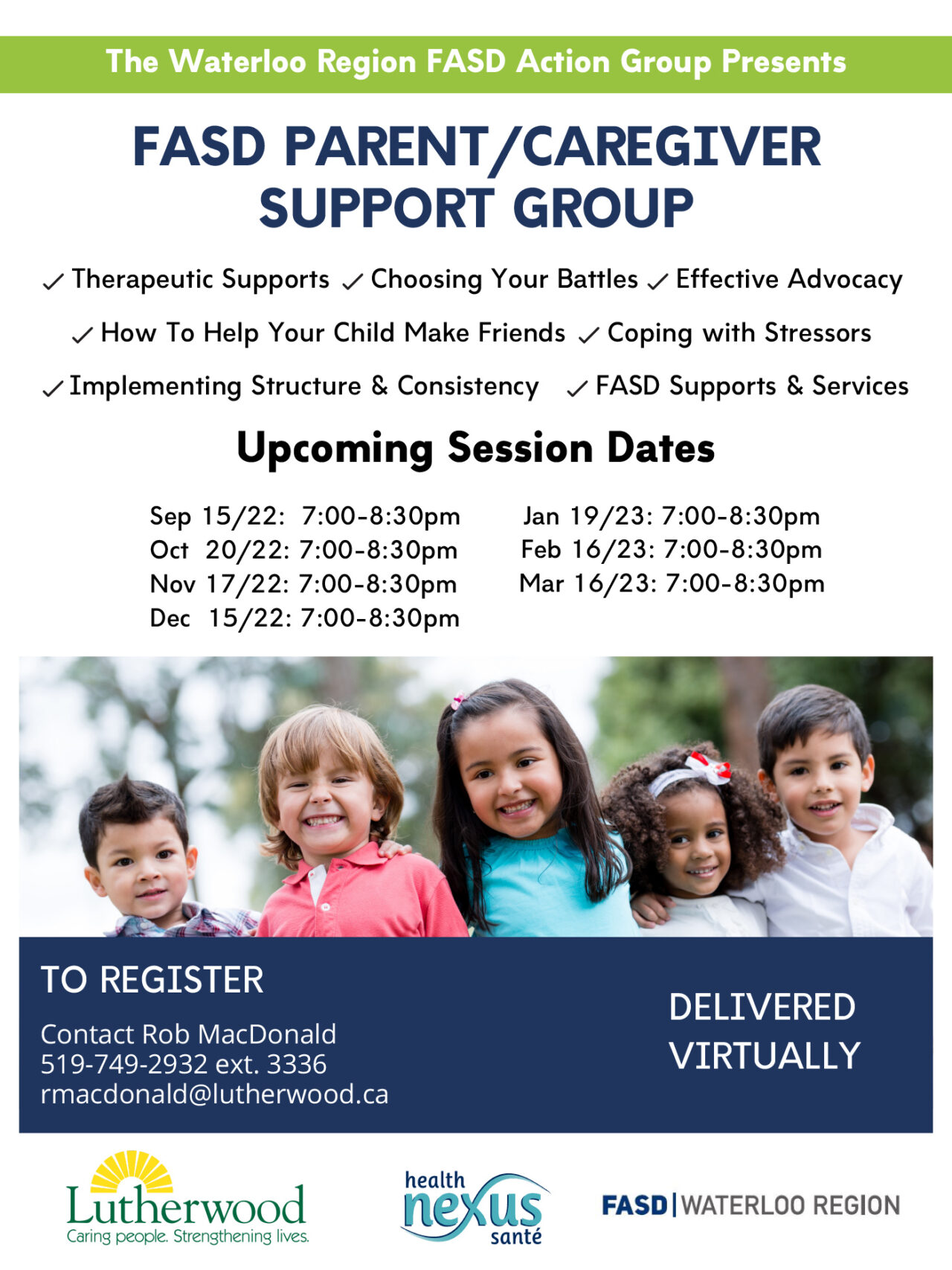 Upcoming Support Groups – Fetal Alcohol Spectrum Disorder (FASD)